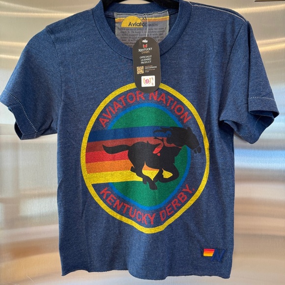 Aviator Nation | Tops | Nwt Aviator Nation Kentucky Derby 225 Boyfriend ...